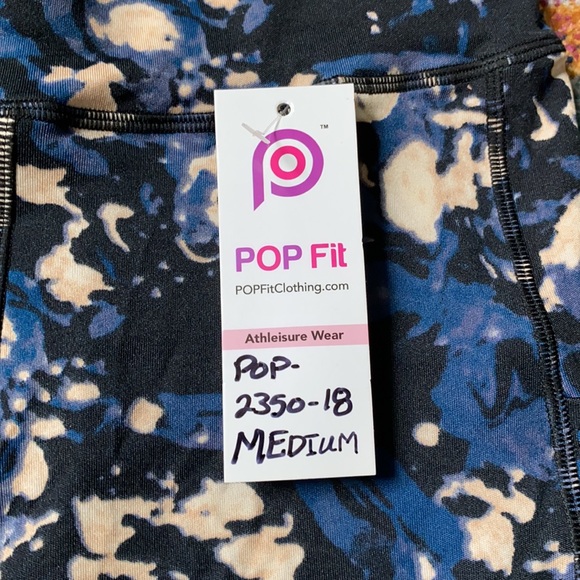 POP Fit | Pants & Jumpsuits | Patterned Popfit Long Athletic Leggings W ...